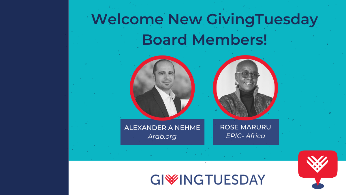 GivingTuesday Announces Two New Board Members, Alexander A. Nehme and ...